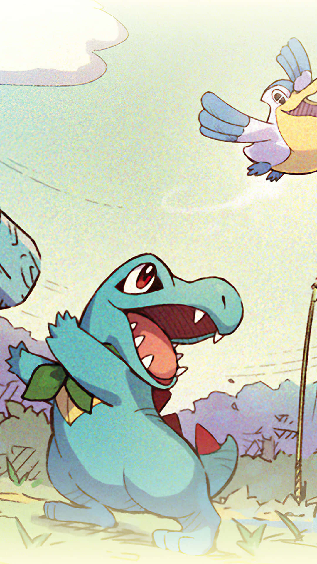 Pokemon Totodile Wallpaper Pokémon Totodile (1440x2960)
