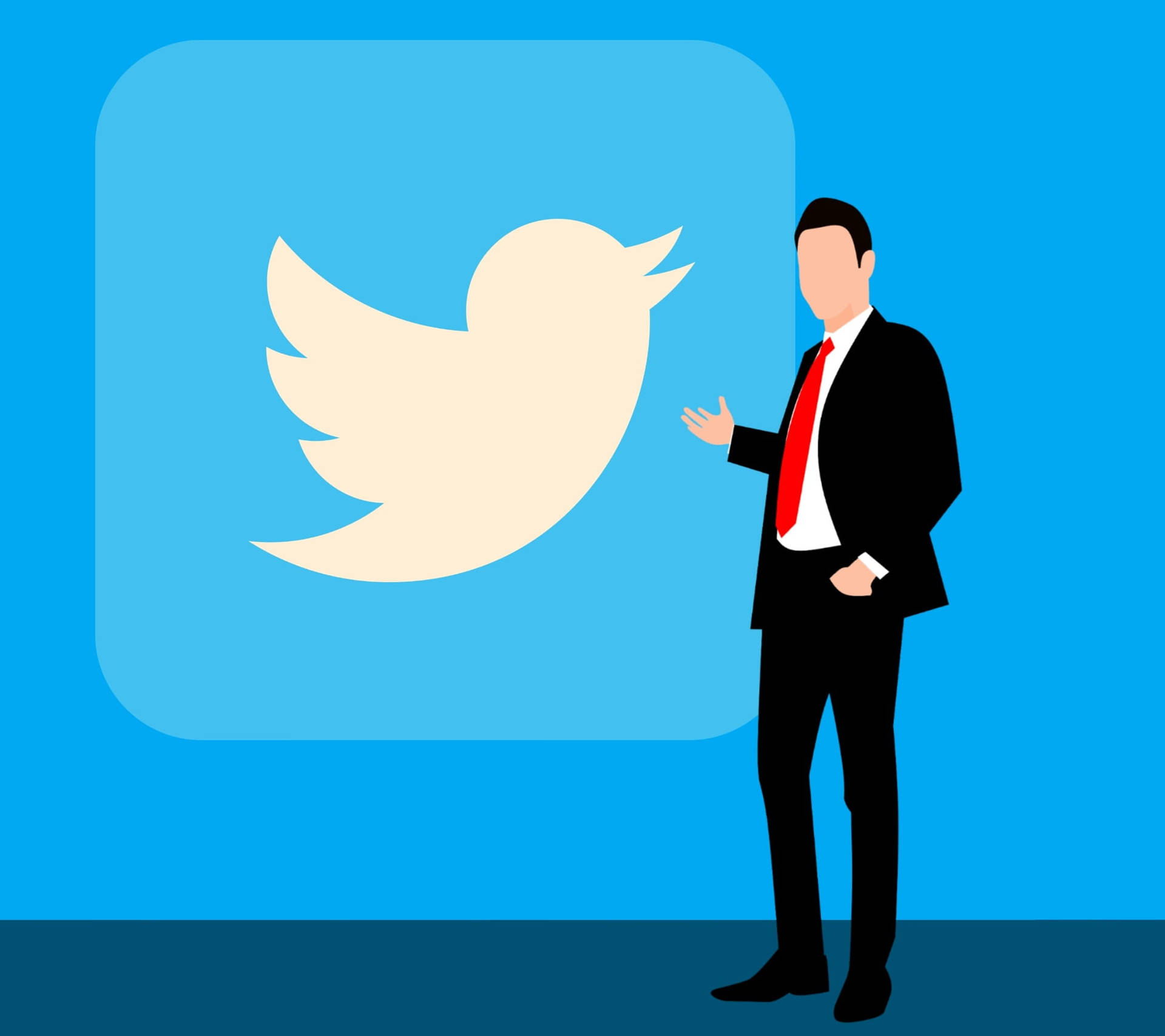 Twitter Logo Silhouette