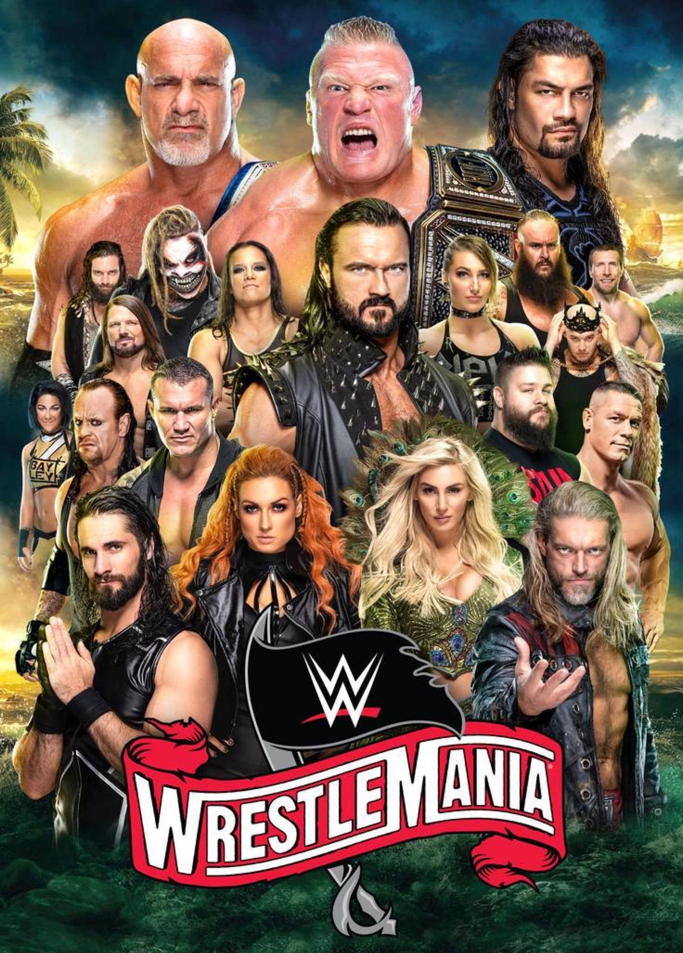 Wrestlemania Wallpaper Wwe NEW WrestleMania 32: Roman Reigns Vs.