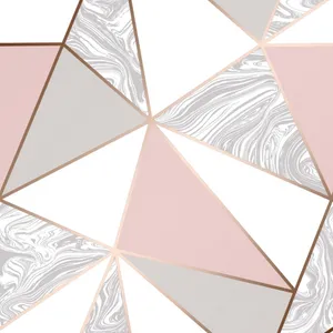 Kitchen Set Rose Gold Marble Wallpaper WallpapersOK