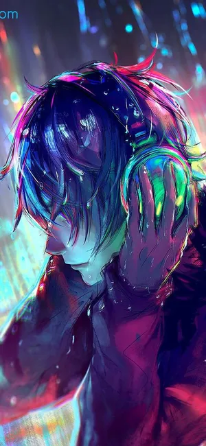 Looking Up Alone Boy Anime Wallpaper WallpapersOK