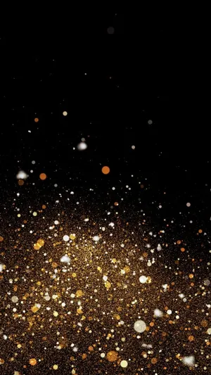 Black And Gold Glitter Sparkle Iphone Wallpaper WallpapersOK