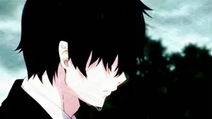 Sad Anime Character Filled With Loneliness And Despair Wallpaper WallpapersOK