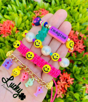 Indie Kid Aesthetic Pink Bracelet Wallpaper WallpapersOK