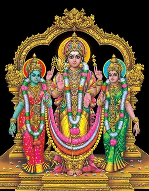 Lord Murugan 4k With Temples Wallpaper WallpapersOK