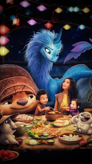 Raya and the last dragon wallpaper store