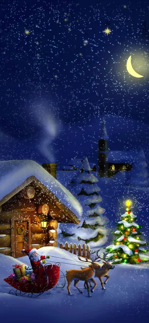 Christmas phone wallpaper store