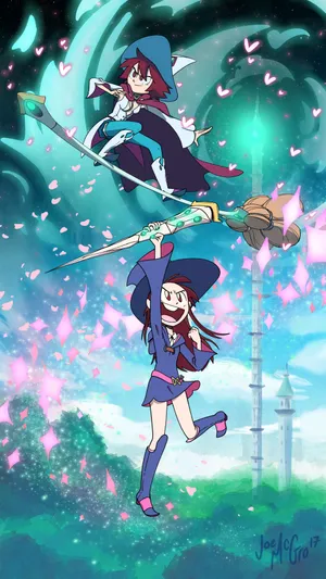 Little witch academia wallpaper store