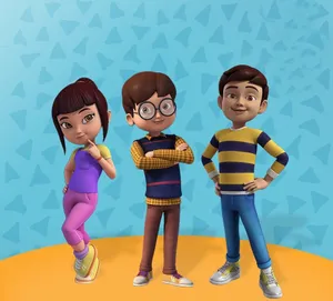 Exciting Scenes From Rudra Cartoon Series Season 1 Wallpaper WallpapersOK